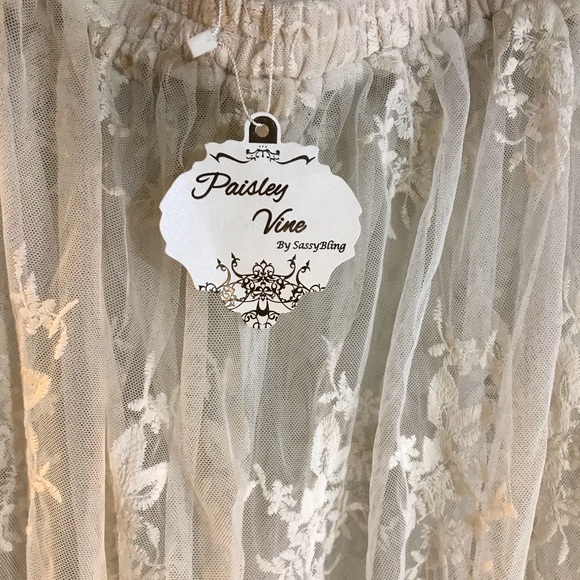 Skirts | Lacy See Through Skirt | Poshmark